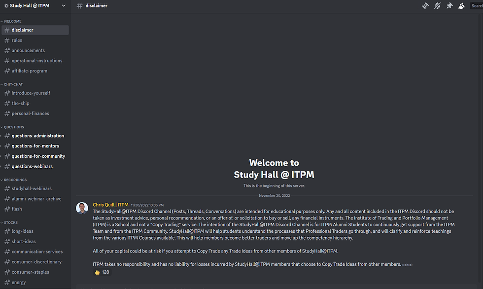 ITPM Discord | Study Hall